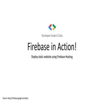 Firebase in action! | PDF
