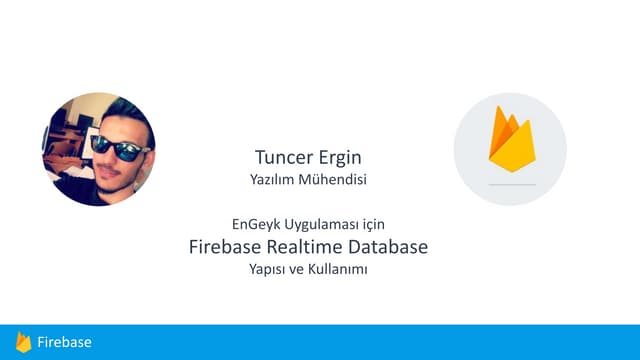 Firebase Realtime database kullanimi | PPT Firebase Realtime database kullanimi | PPT