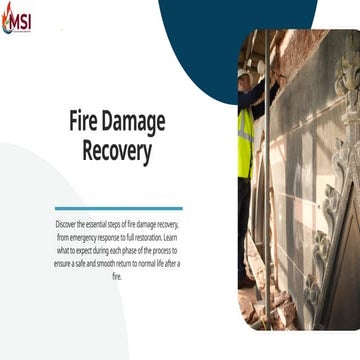Fire Damage Recovery Service . pptx | PPTX