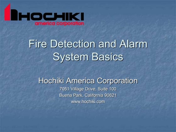 fire alarm system | PPTX