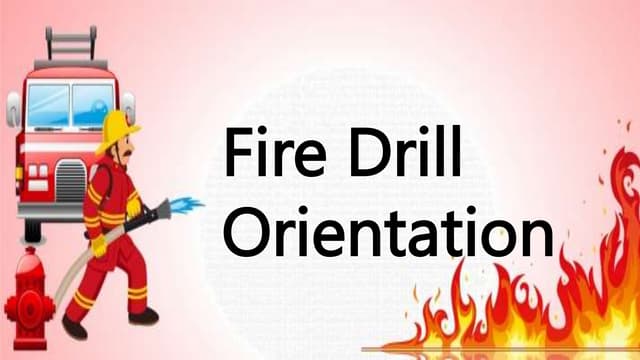 Fire drill procedure | PPT