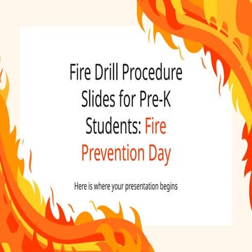 Fire Drill Procedure Slides for Pre-K Students_ Fire Prevention Day by ...