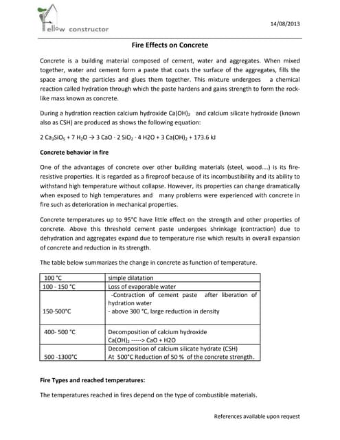 Study on the fire resistant design of reinforced concrete flexural ...