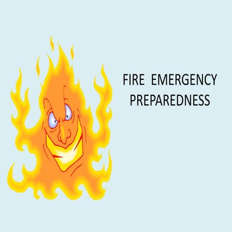 Fire emergency preparedness | PPTX