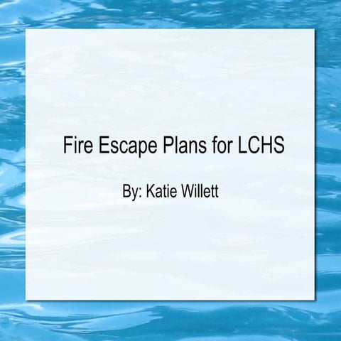 Fire evac plan | ODP