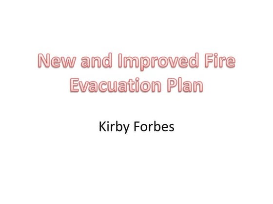Fire Plan | PPT