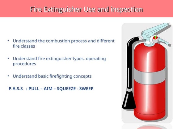 Powerpoint presentation on fire extinguisher | PPT