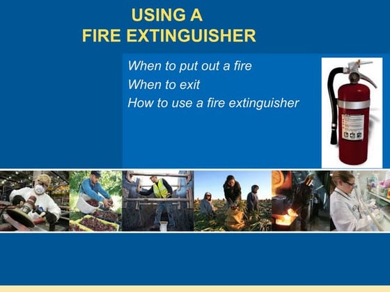 Fire extinguisher and fire preparedness (Tagalog) | PPT