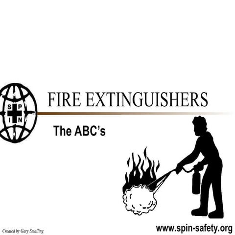 Fire Extinguishers use and theory training | PPT