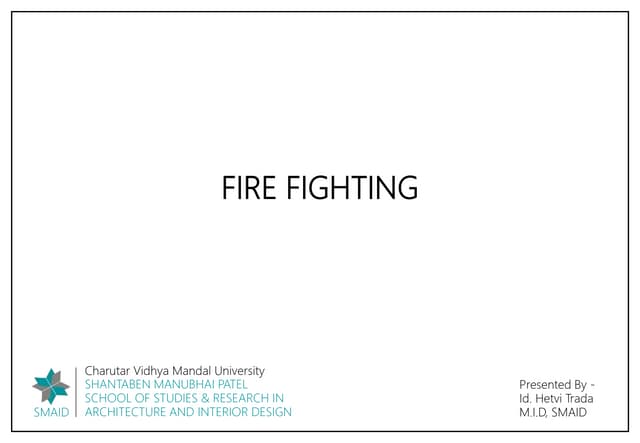 Fire Fighting PPT | PPTX