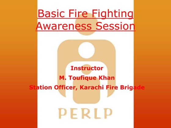 Fire Safety Training Presentation | PPT