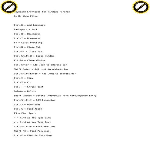 Easy Blogging With Emacs -- Cheatsheet | PDF