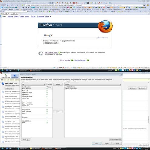 Firefox defaultmenu | PDF