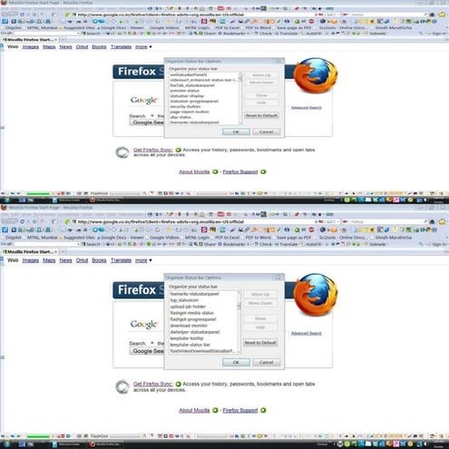 Firefox statusbar | PDF
