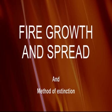 fire growth & spread of fire in compartment and behaviour of fire in ...