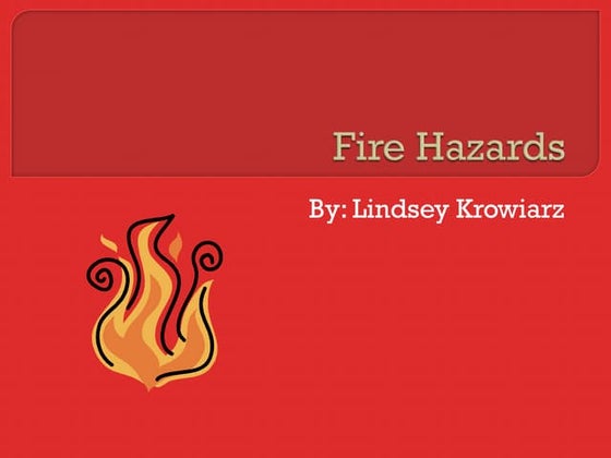 Fire Hazard | PPT