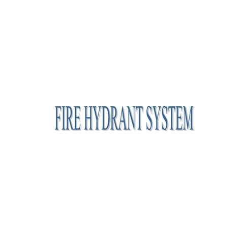 Fire Hydrant System.ppt