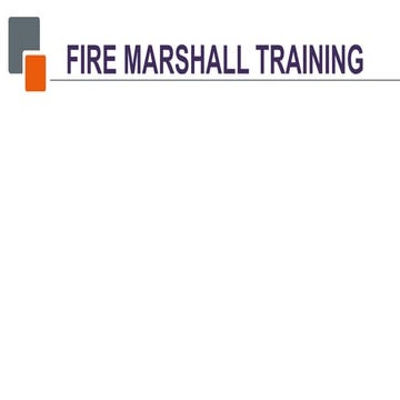 FIRE MARSHALL Training for the safety.pptx