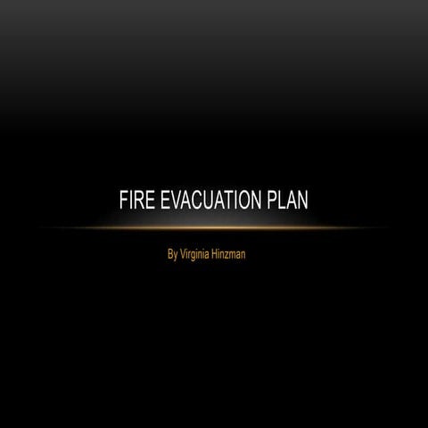 Fire Plan | PPTX