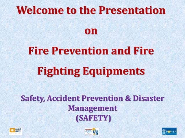 Fire Fighting PPT | PPTX