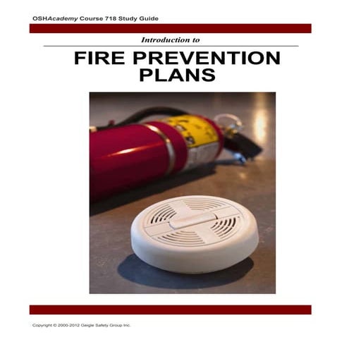 Fire preventionplan | PDF