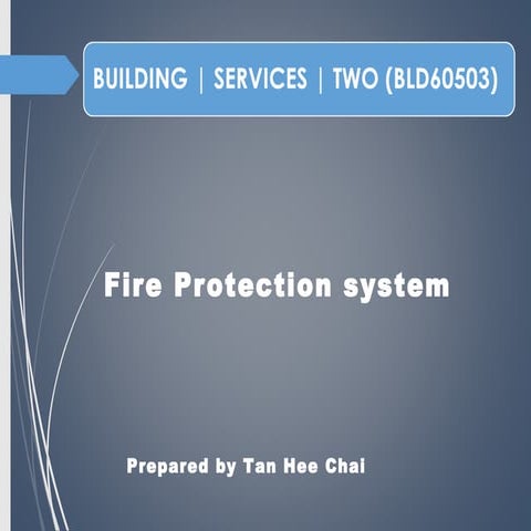 BS 2 Fire protection 4 | PPT