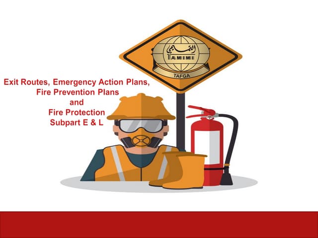 Fire Protection Presentation For Emergency | Ppt