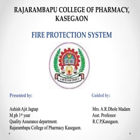 Fire Protection System.Ashish.pptx