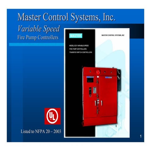 Fire pump controllers | PDF