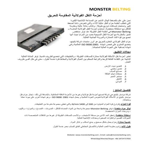 Bucket elevator belt - monster belting | PDF