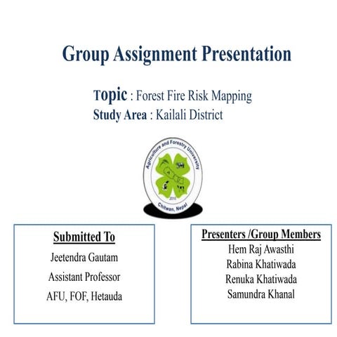 Fire Risk Mapping using GIS.pptx