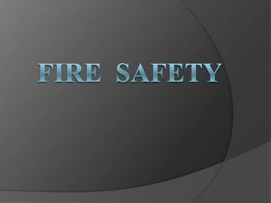 Fire protection system... | PPTX