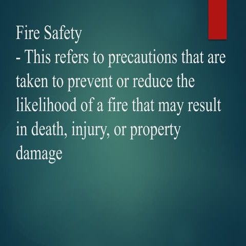 Fire Safety. and protection powerpoipptx | PPTX