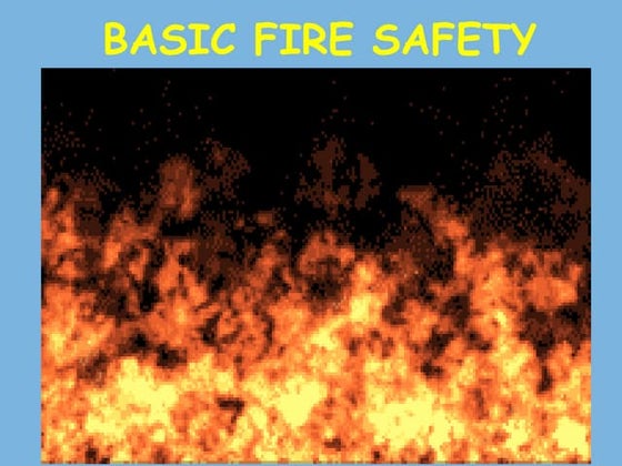Fire safety basics | PPT