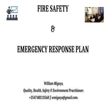 Fire Safety Presentaion, This is all about fire safety | PDF
