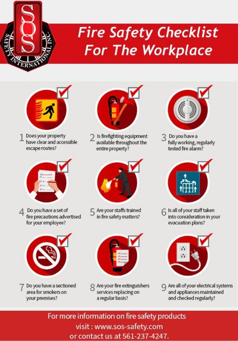 Workplace fire safety checklist - beautyTros