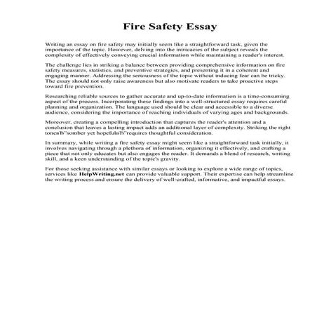 Fire Safety Essay.pdf