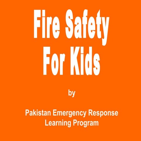 Fire safety for kids | PPT