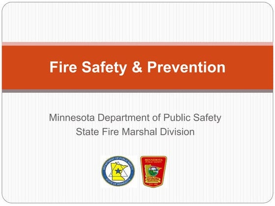 Fire Safety and Prevention | PPT