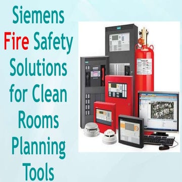 Fire safety solutions for clean rooms. | PPTX