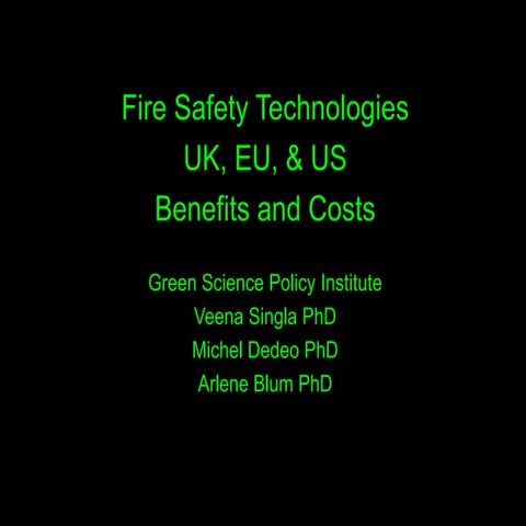 Fire Safety Technologies in the UK, EU, and US | PDF