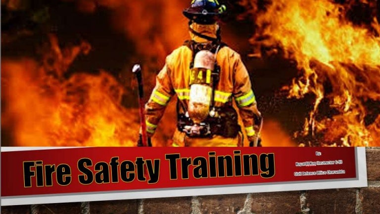 Fire safety training