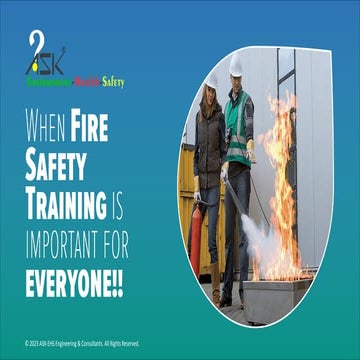 Fire Safety Training | PDF