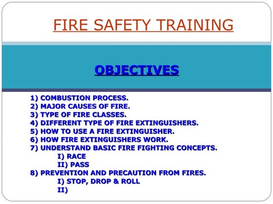 Fire Extinguisher Safety Training | PPT