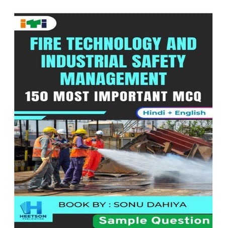 Fire Technology and Industrial Safety Management Question Paper ITI ...