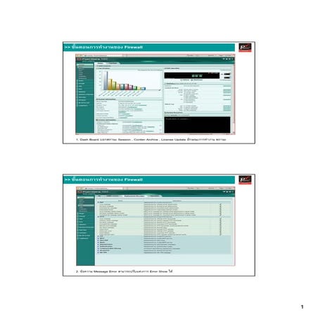 การทำงาน Firewall fotiget | PDF