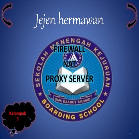 Pengertian Firewall, IPTABLES, NAT, Proxy Server | PPT