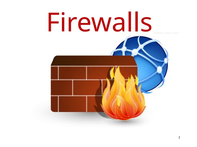 Types of firewall | PPTX