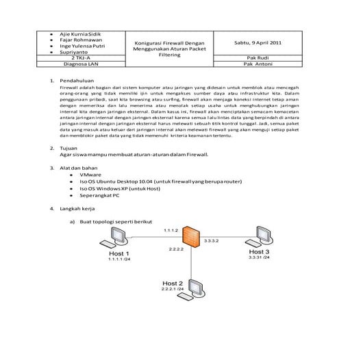 Firewall 1 Packet Filtering Pdf