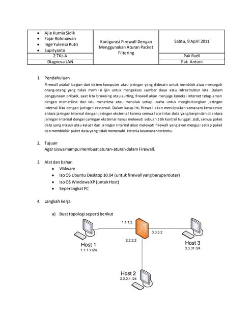 Mikrotik firewall chain input | PDF